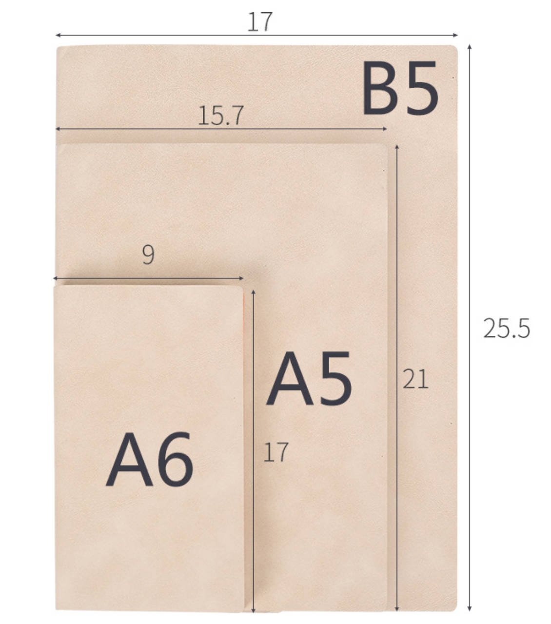 Minimalist Soft-Touch PU Leather Notebook | Custom Notebook - SnowInk ...