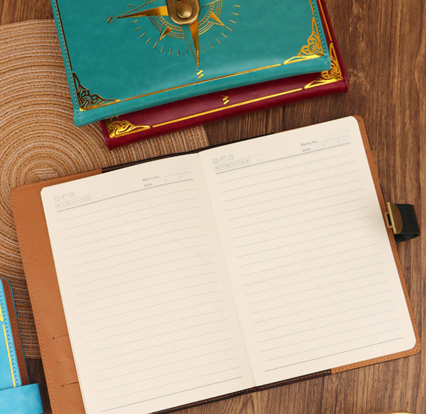 Vintage Compass Pattern Password Journal | Custom Notebook - SnowInk ...