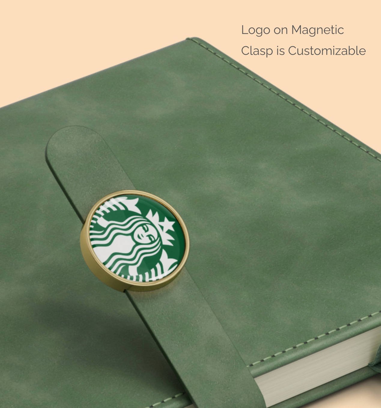 Round Clasp PU Leather Notebook Gift Set | Custom Notebook - SnowInk ...